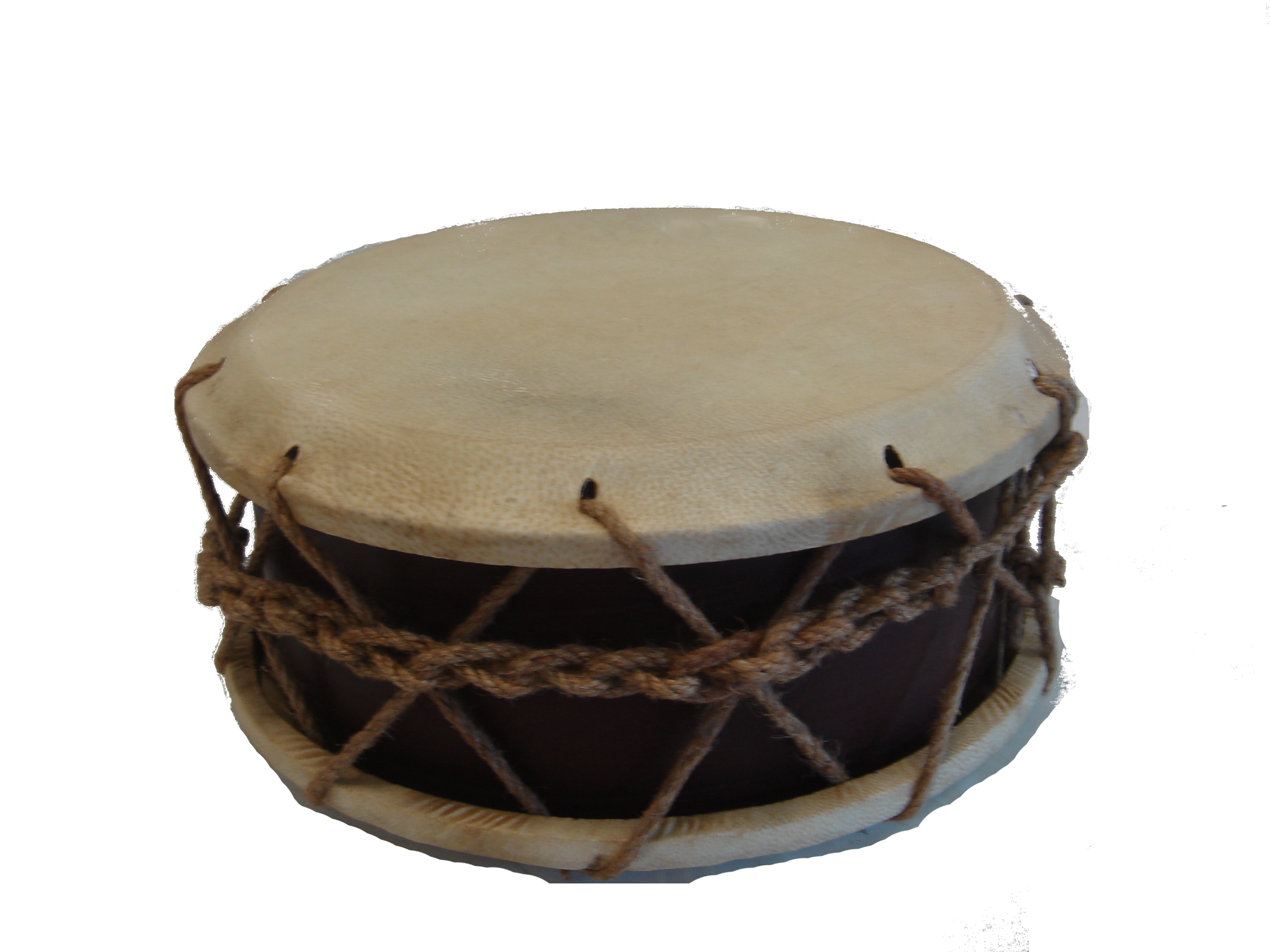 EXTREME TAMBOR 9" TAMBURO IN LEGNO DOPPIA PELLE CON TIRANTI IN CORDA ...