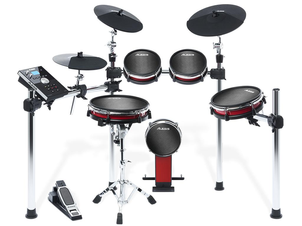 ALESIS CRIMSON II MESH KIT BATTERIA ELETTRONICA CON HARDWARE + 5 PAD ...