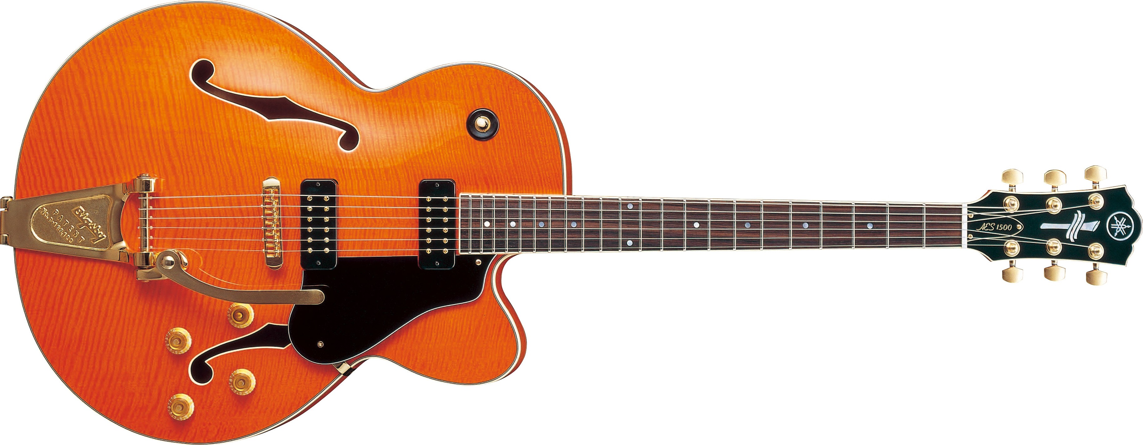 YAMAHA AES1500B ORANGE SATIN CHITARRA SEMIACUSTICA ARANCIONE SATINATO ...