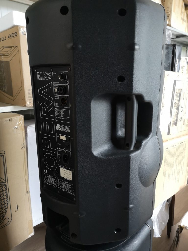 DB TECHNOLOGIES OPERA 112 MK2 COPPIA CASSE ATTIVE 200 WATT WOOFER 12 ...