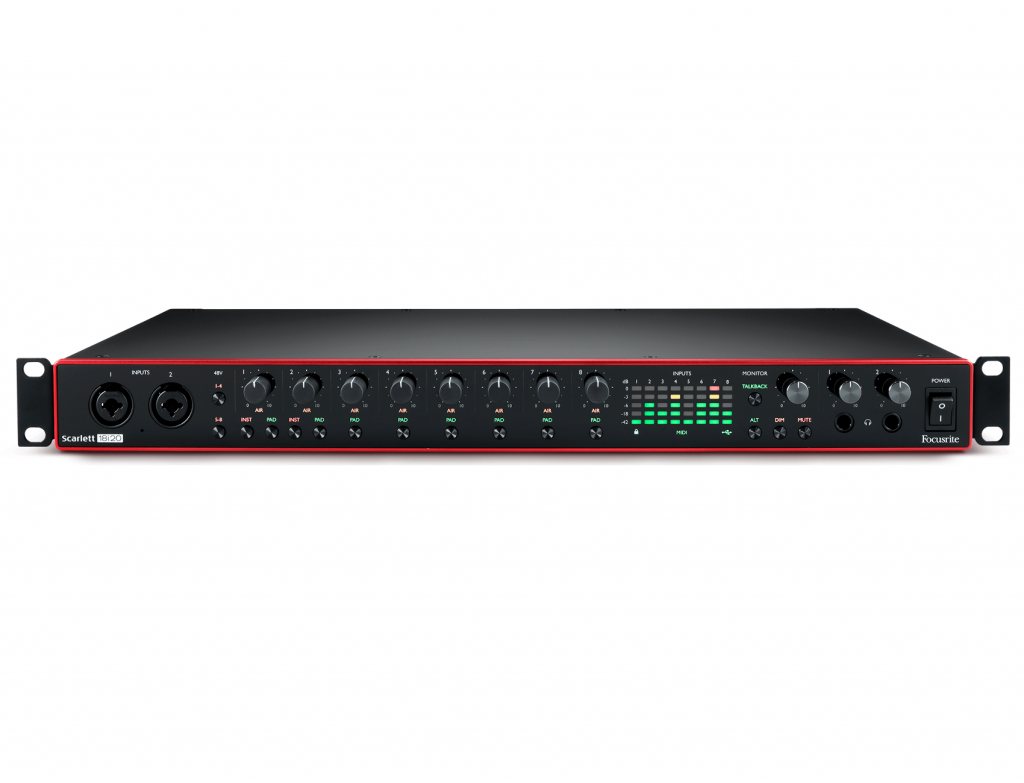 FOCUSRITE SCARLETT 18I20 INTERFACCIA AUDIO MIDI USB TERZA GENERAZIONE ...