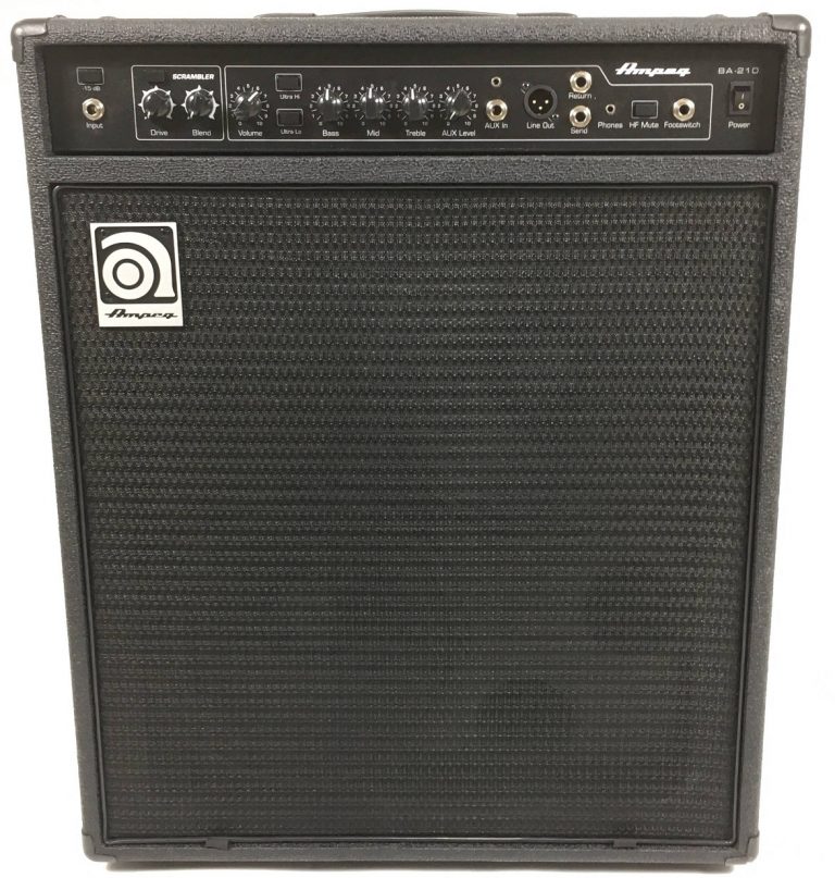 AMPEG BA210 AMPLIFICATORE COMBO PER BASSO 450W 2 CUSTOM 10" 1"HF BA-210 ...