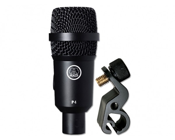AKG P4 MICROFONO DINAMICO CARDIOIDE PER STRUMENTI FIATI PERCUSSIONI ...