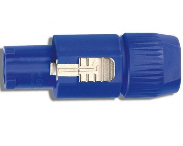 NEUTRIK NAC3FCA CONNETTORE POWERCON IN BLU SPINA INGRESSO 16A ...