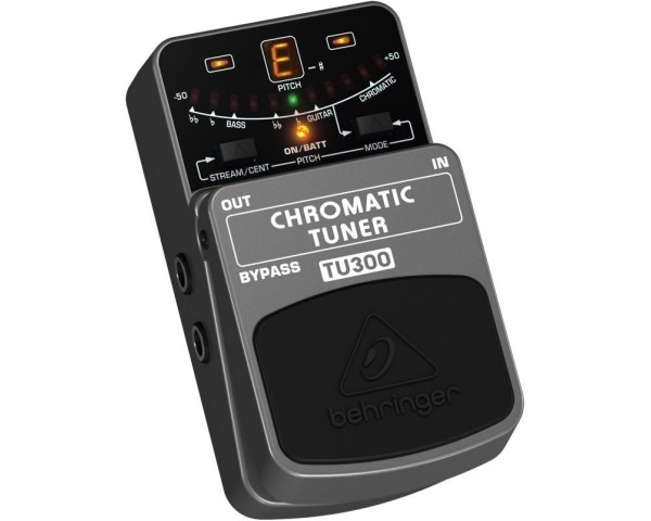 BEHRINGER CHROMATIC TUNER TU300 ACCORDATORE A PEDALE PER CHITARRA E ...